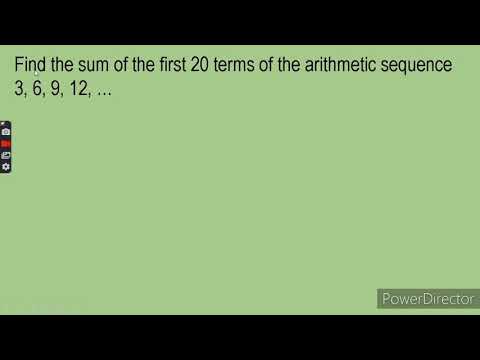 Finding the Sum of infinite arithmetic sequence.