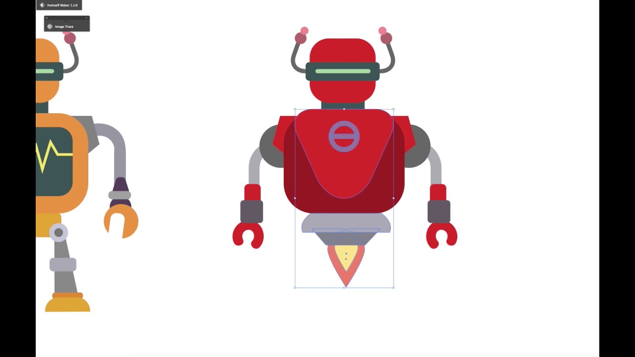 Robot Creator Tutorial Illustrator