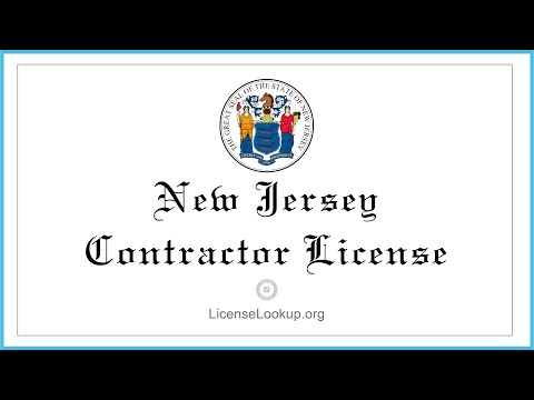 New Jersey Contractor License - What You need to get started #license #NewJersey