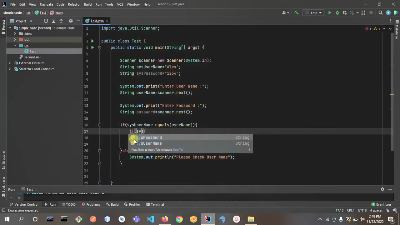 How To Create Simple Console Login Application With Java
