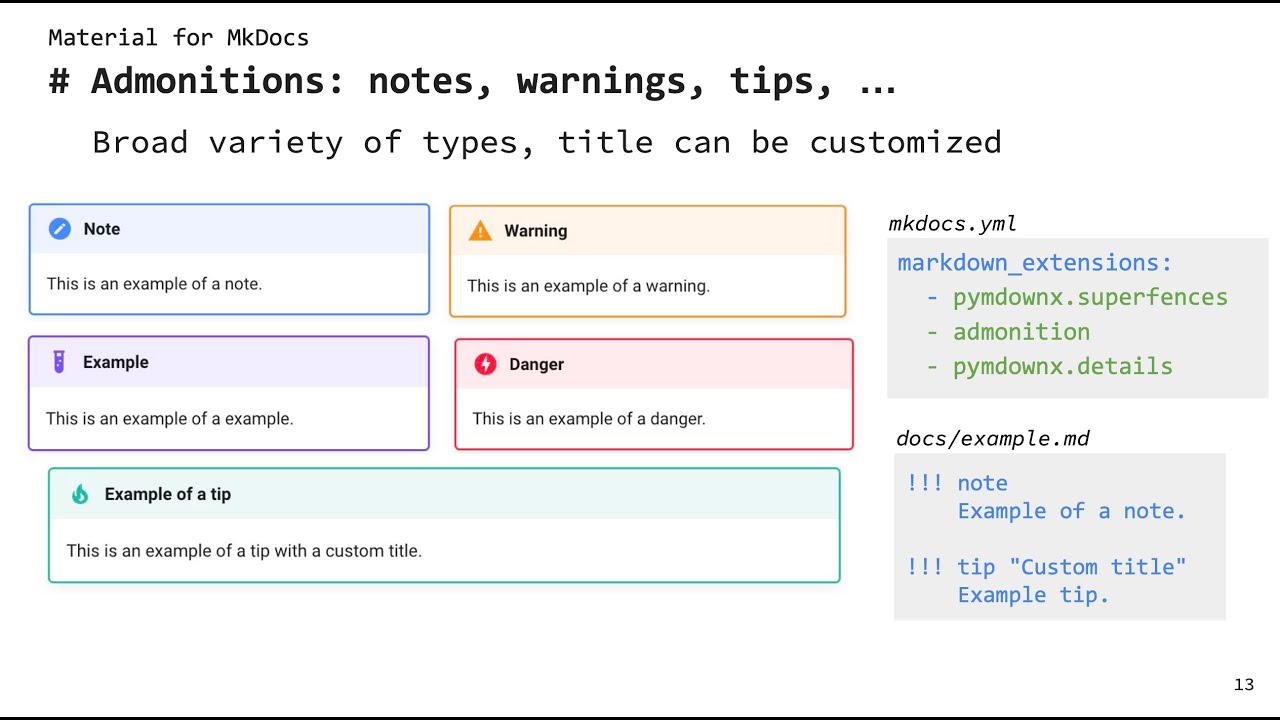 Easily Going Beyond MarkDown with Material for MkDocs (by Kenneth Hoste, at FOSDEM'24, Feb'24)