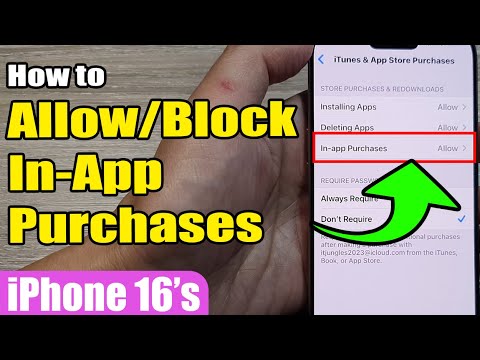 🛑 How to Allow/Block In-App Purchases on iPhone 16/16 Pro Max 📱 | iOS 18 Guide