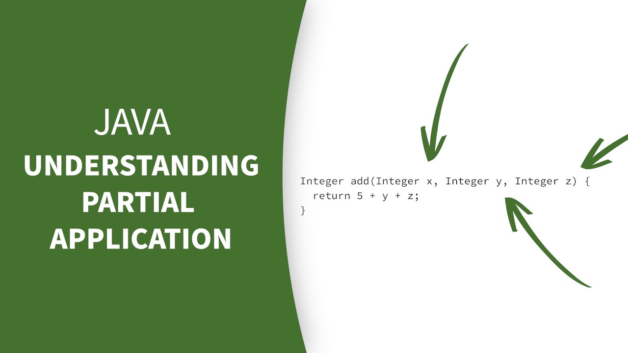 Java Tutorial - Understanding partial application