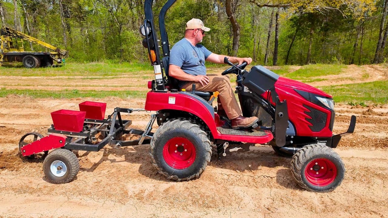 Smallest  Two Row Corn Planter for Subcompact Tractor