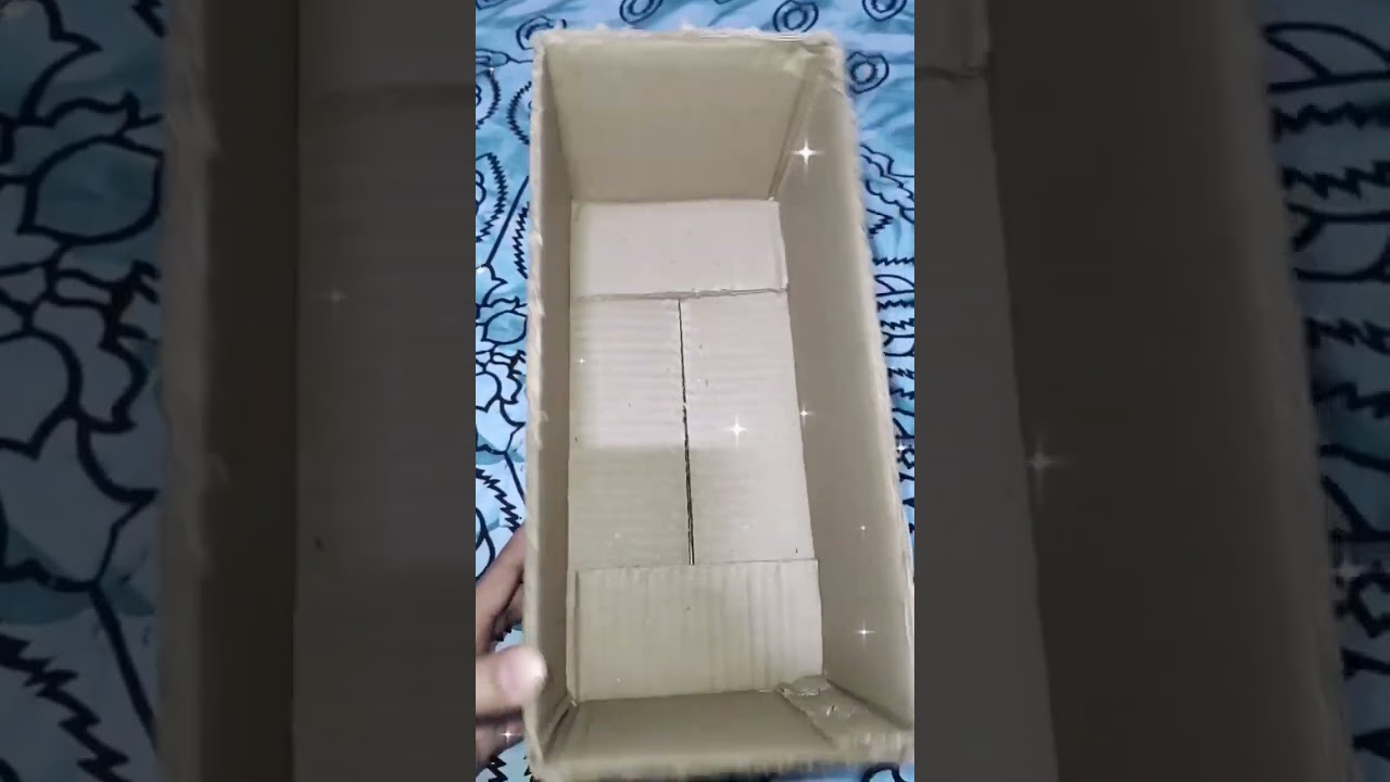 waste Cardboard box into storage box #diyideas #craft#craftideas #wastematerialcraft #crafts