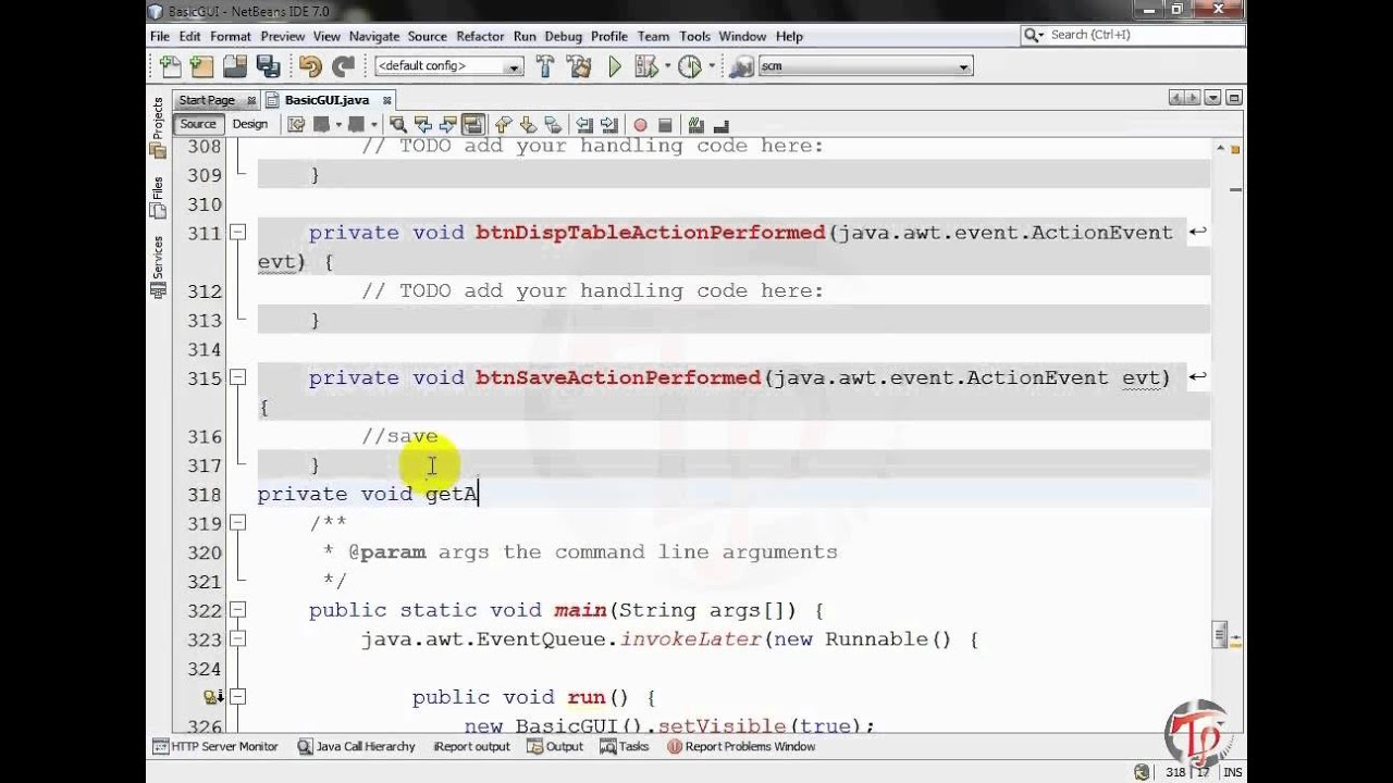 Java Swing Basic GUI Project-part 02