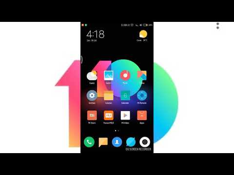 Apk MIUI 10 Seperti Cuaca,Jam Dan Camera Seperti MIUI 10