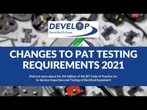 Changes to PAT Testing Requirements 2021