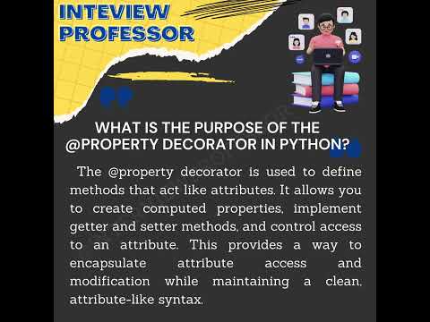Property Decorator in Python