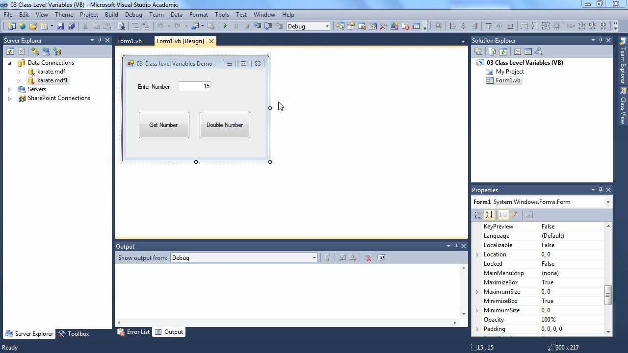 04I Class Level Variables
