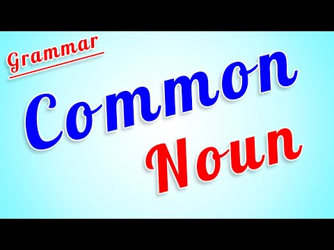 Common Noun | Grammar | Rim's English