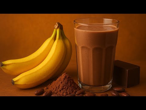 Do you have banana and cocoa? Make a delicious dessert without flour and sugar!