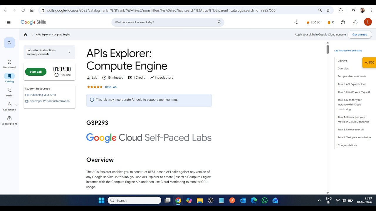 [NEW] APIs Explorer: Compute Engine || Lab Solution || Google Cloud Arcade 2026