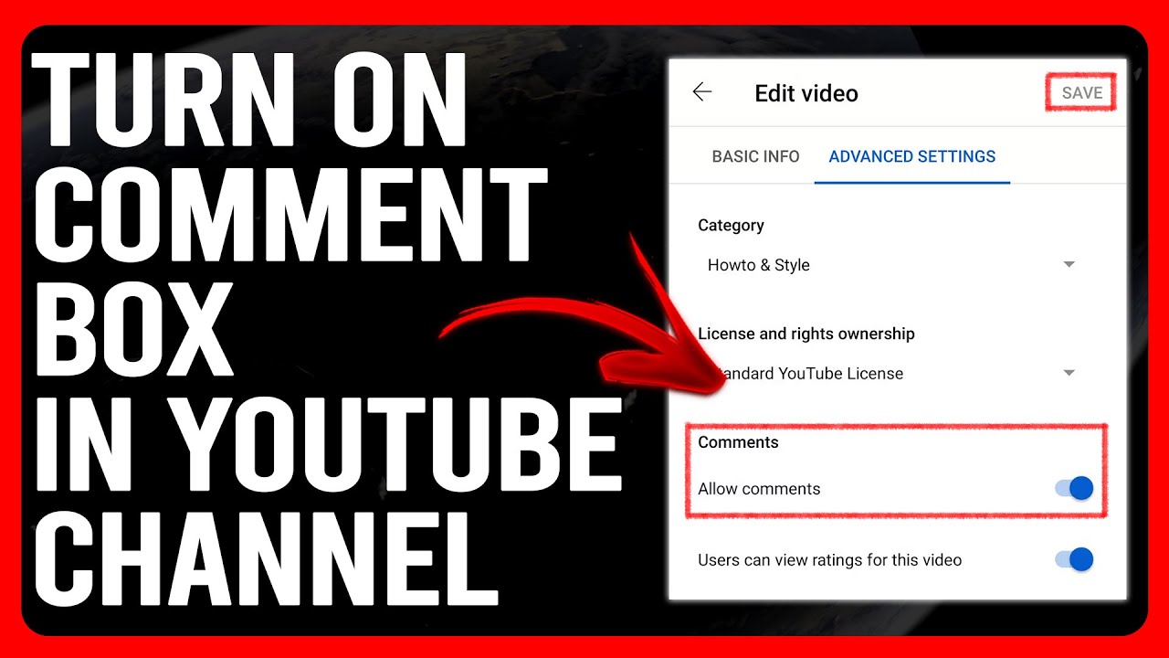 How To Turn On Comment Box In YouTube Channel (How To Open/Enable Comment Box In YouTube Channel)