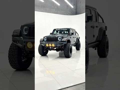 Soflo Customs 2025 Jeep Gladiator lifted - Anvil Gray #customtrucks #newtrucks #jeepgladiator