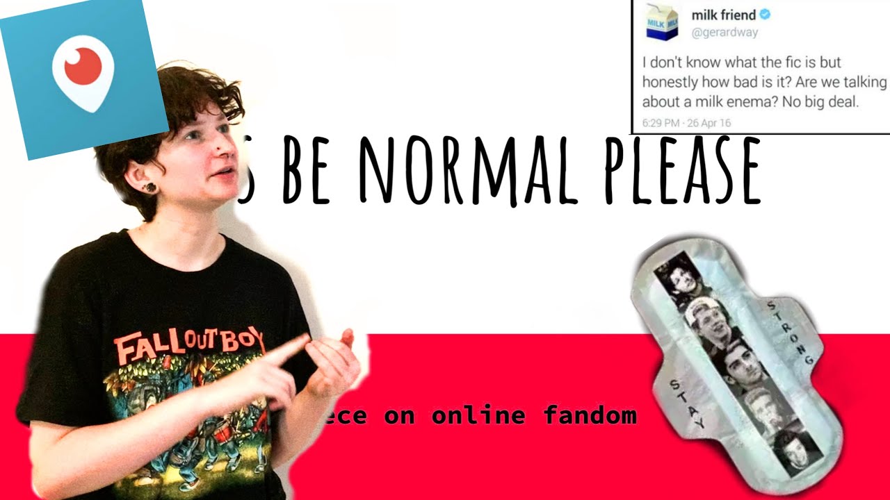 lets be normal please (a piece on online fandom)