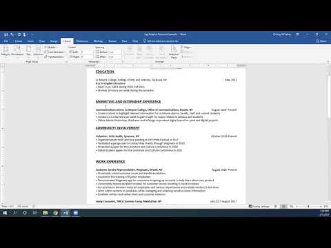 Formatting Tips to Get Your Resume on One Page