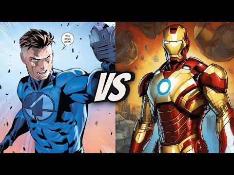 BATTLE OF THE GENIUSES:: Tony Stark (Iron Man) vs. Reed Richards (Mr. Fantastic)