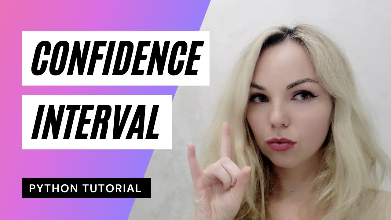 Confidence interval - concept and calculation in PYTHON