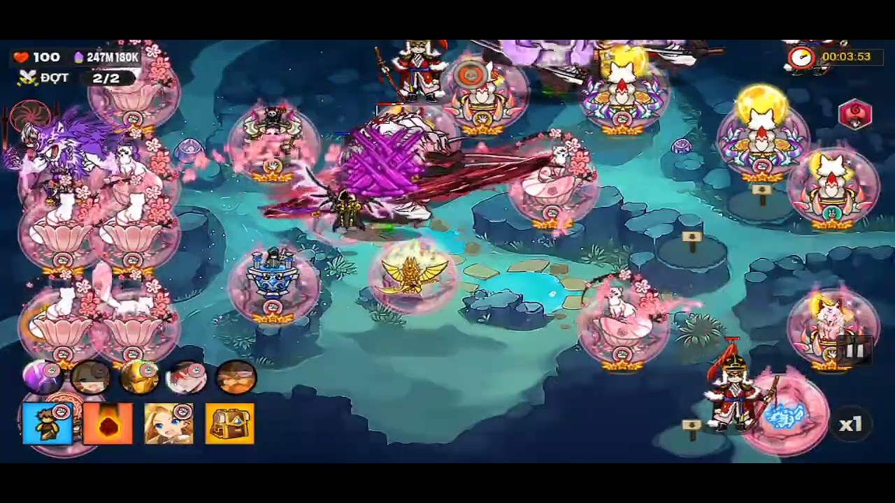 Chiến bang hội tuần này không skip wave | Gold Tower Defense