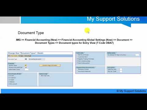 Document Type In SAP FICO