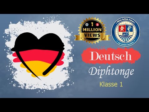 تأسيس لغة ألمانية -Diphtonge - Deutsch - Klasse 1