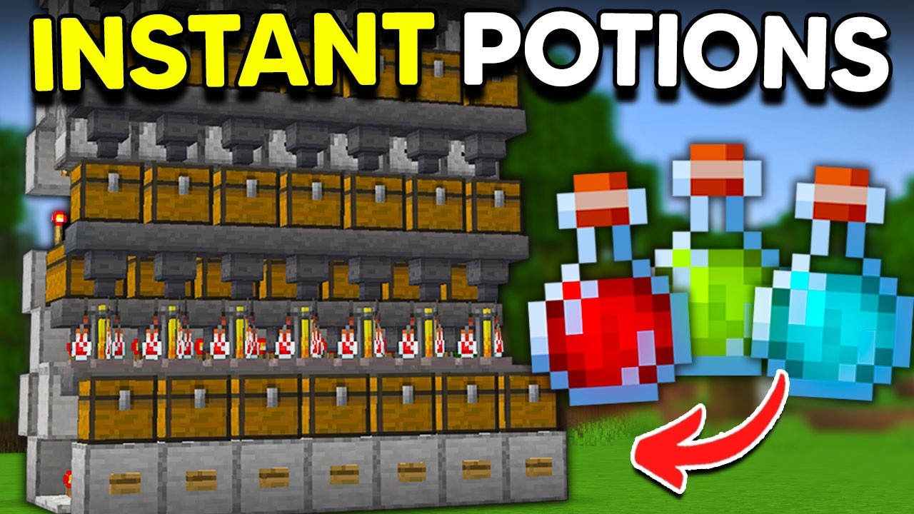 Minecraft Easy Automatic Potion Brewer (UPDATED VERSION)