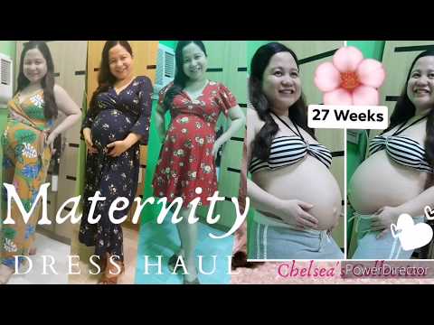 27 Weeks Update: Maternity Dress Haul ft. Chelsea's Collection