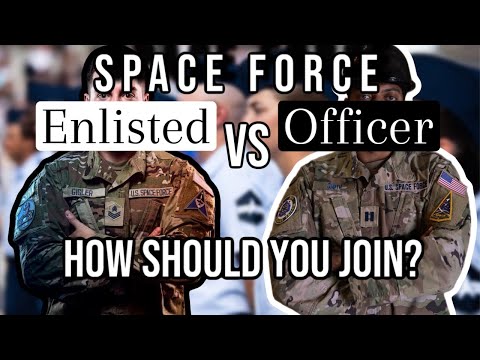 Space Force Enlisting VS Commissioning