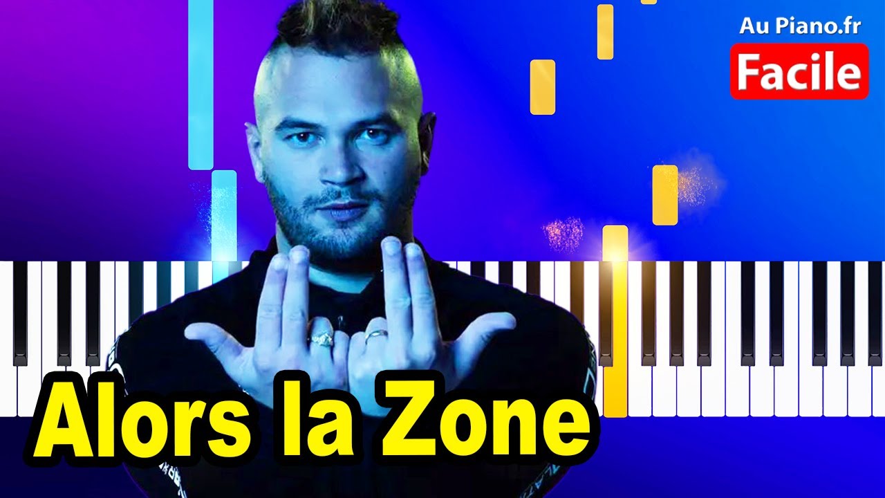 Jul Alors la Zone - Piano Cover Tutorial (Instru Type 2021) - Au Piano.Fr