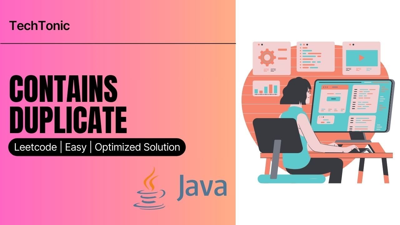 LeetCode | Contains Duplicate Solution Explained - Java | HashSet Method