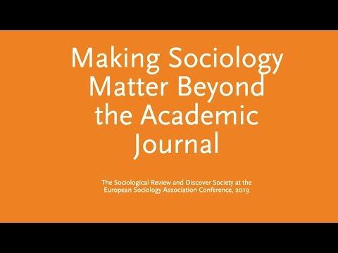 Making Sociology Matter Beyond the Journal