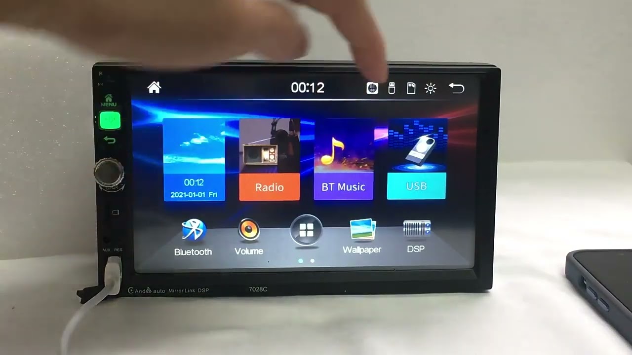 car 7inch radio 7inch mp5 player with carplay function