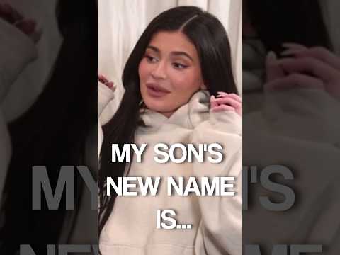 "Lion Of God" 🦁 Kylie Jenner's New Baby Name Reveal #shorts #kyliejenner #airewebster #stormiwebster