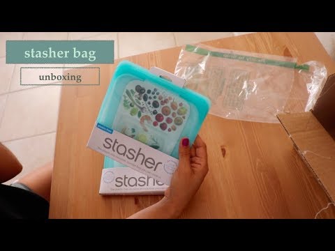 STASHER bag | UNBOXING & FIRST IMPRESSION