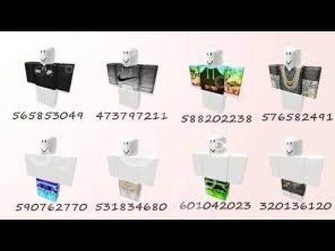 Best Roblox Shirt ID Codes List (July 2022) l New Working Roblox Shirt ID Codes