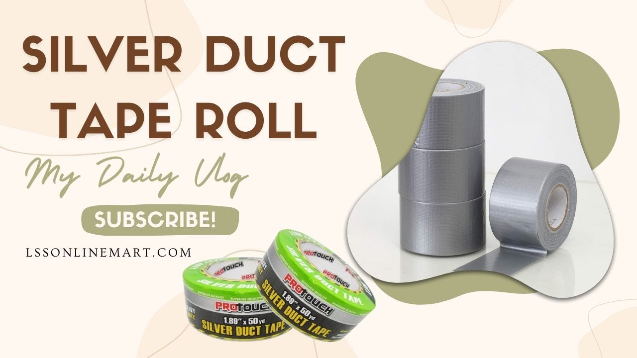The Best Heavy-Duty Fix? Silver Duct Tape Roll 1.89