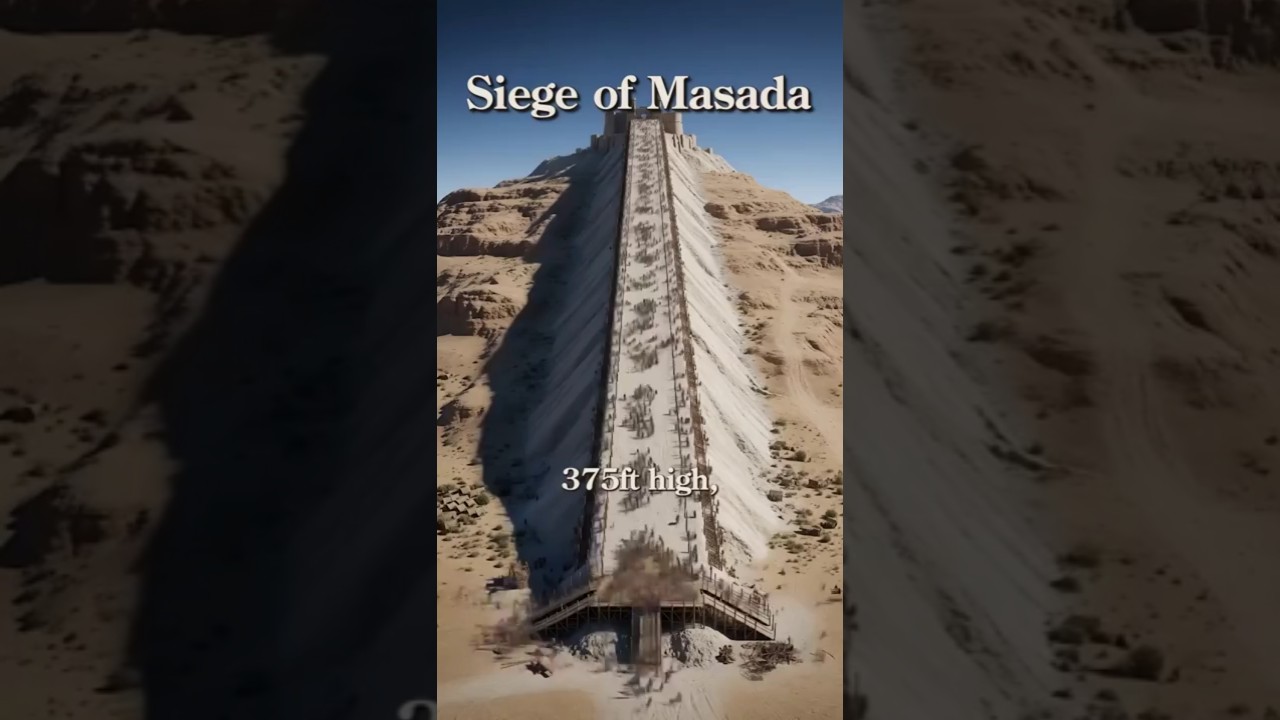 The Romans BUILT A MOUNTAIN to Conquer a Fortress #history #ancientrome #engineering