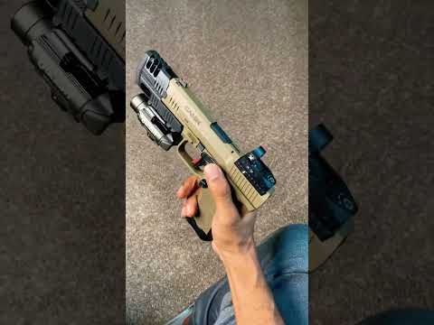 EDC Canik TP9 Elite Combat with 45 Blast Compensator! *ASMR* #guns #canik #ammo #asmr