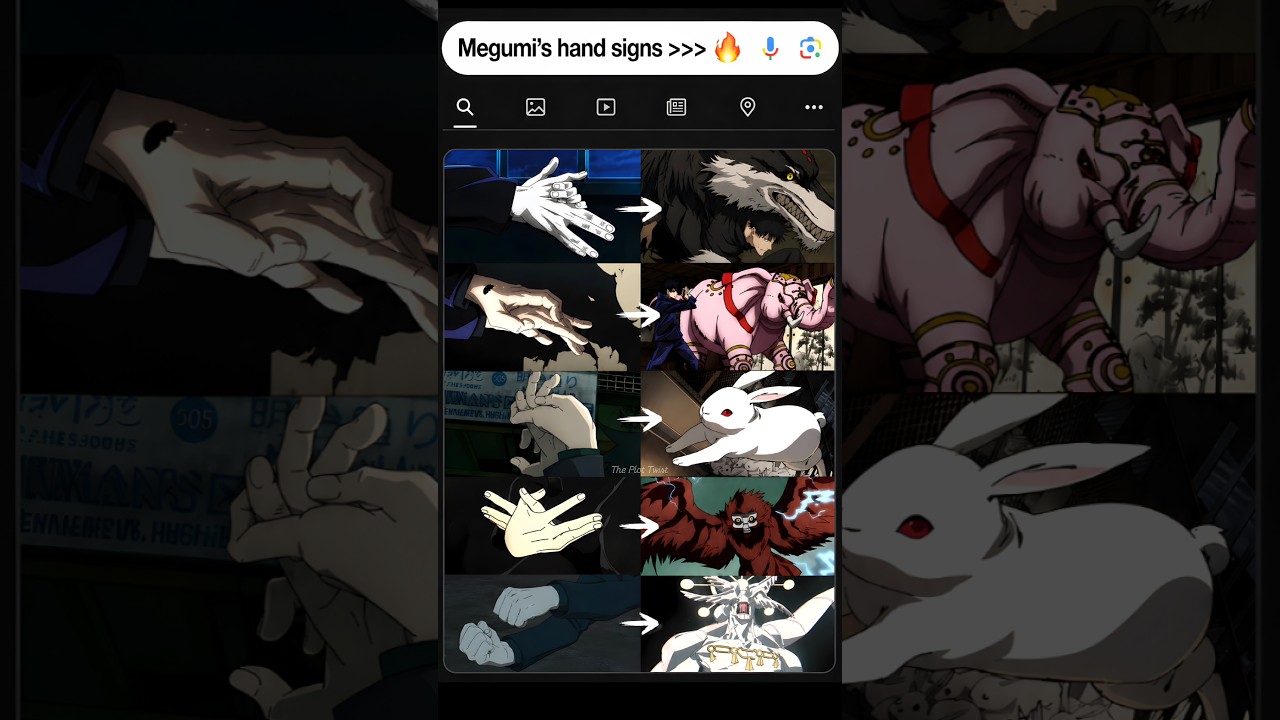 Which hand sign has the most aura? 👀 #megumi #jujutsukaisen #anime