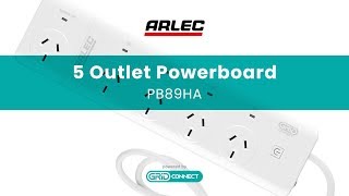 Arlec PB89HA Grid Connect Smart 5 Outlet Powerboard reviews ...