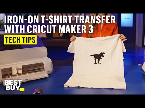 Create Iron-On T-Shirt Transfer with Cricut Maker 3 Smart Cutting Machine â Tech Tips from Best Buy