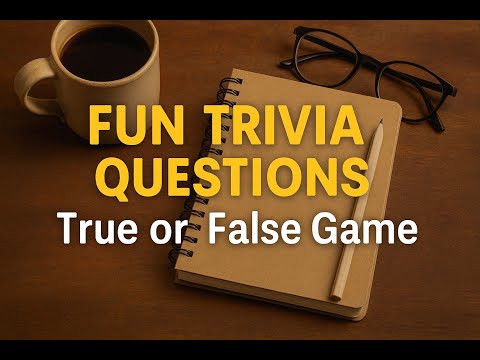 Trivia Time - Over 60? Try This!
