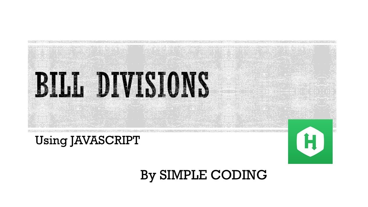 Hackerrank - Solved Bill division using Javascript