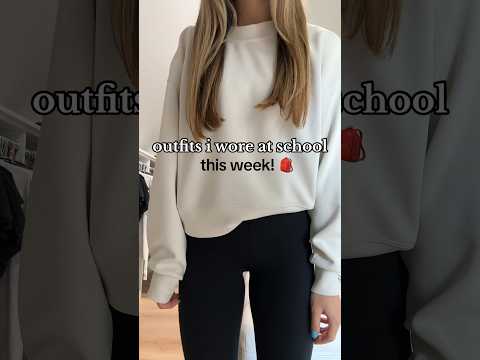 school outfits of the week!
