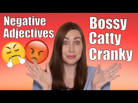 Negative Adjectives to Describe People