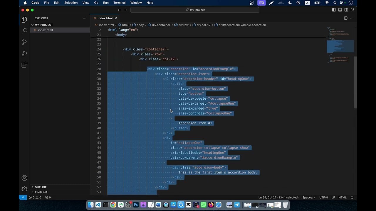 Extension - Bootstrap 5 Quick Snippets | VS Code Tutorial in Bangla #8