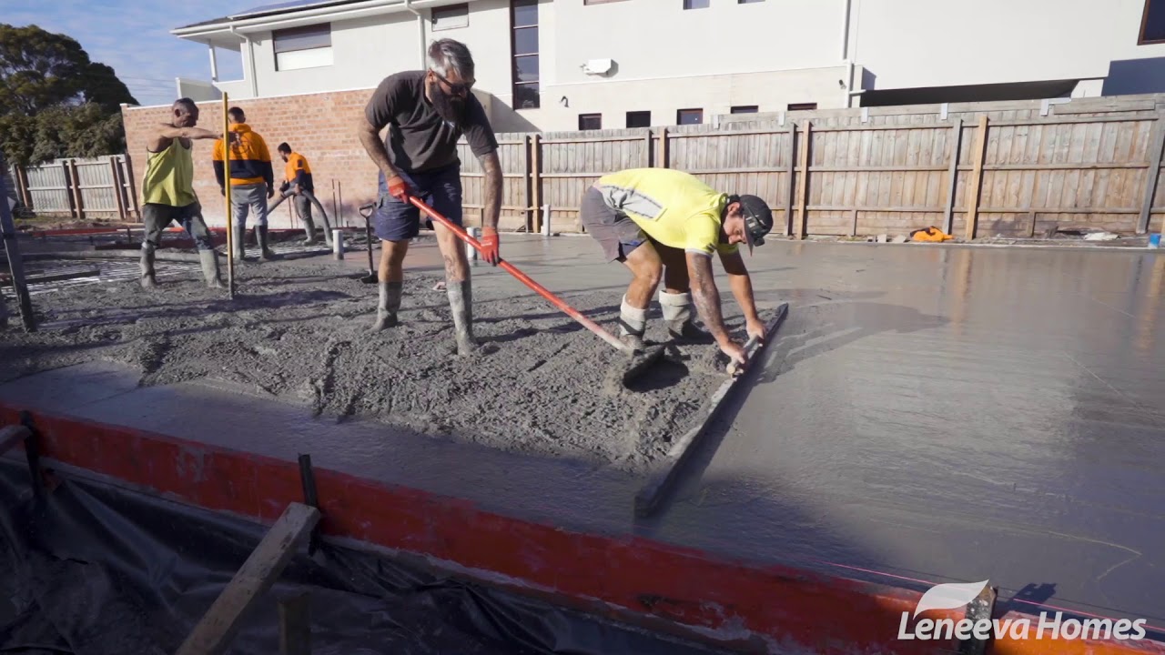 Leneeva Homes - Slab Pour