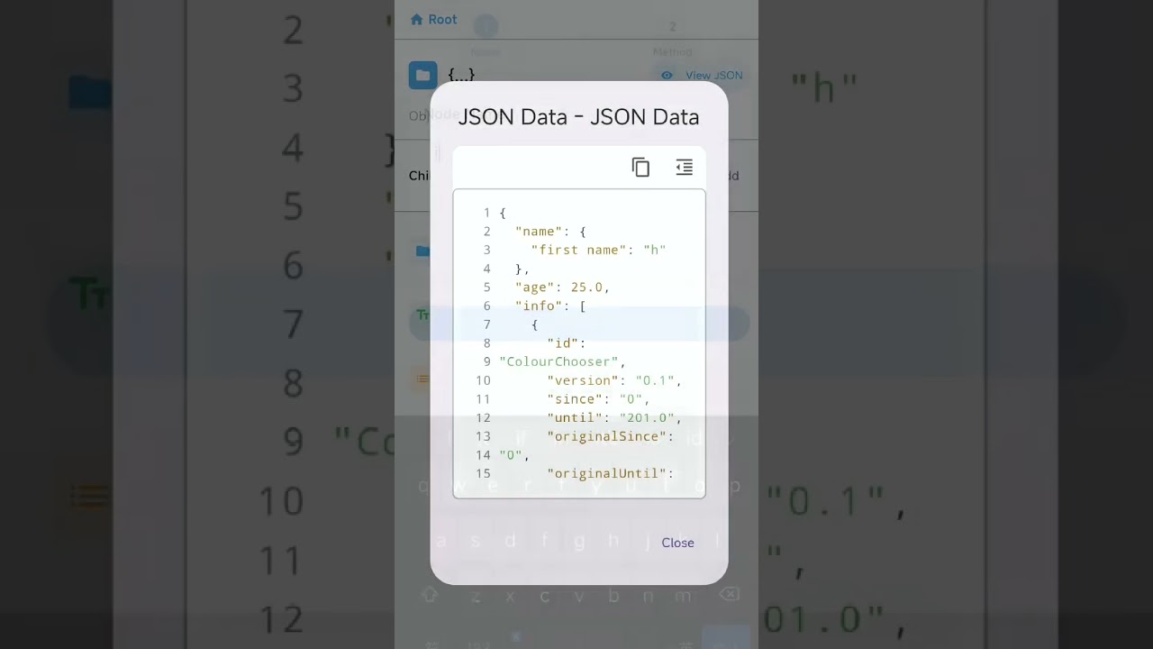 JSON Editor app desc