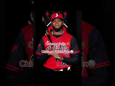 Chicago White Sox MLB team jersey Collab with Chicago Bulls NBA team 